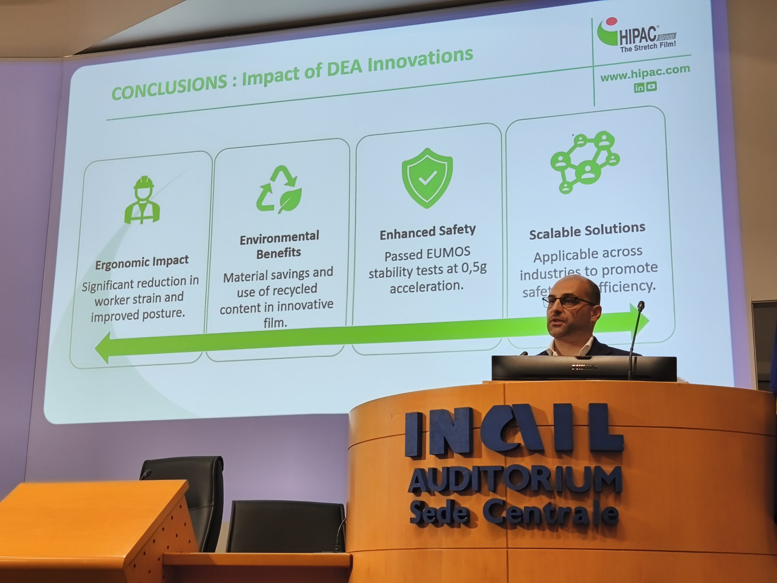 HI.DEA DISPENSER PRESENTED AT INAIL - Hipac Group